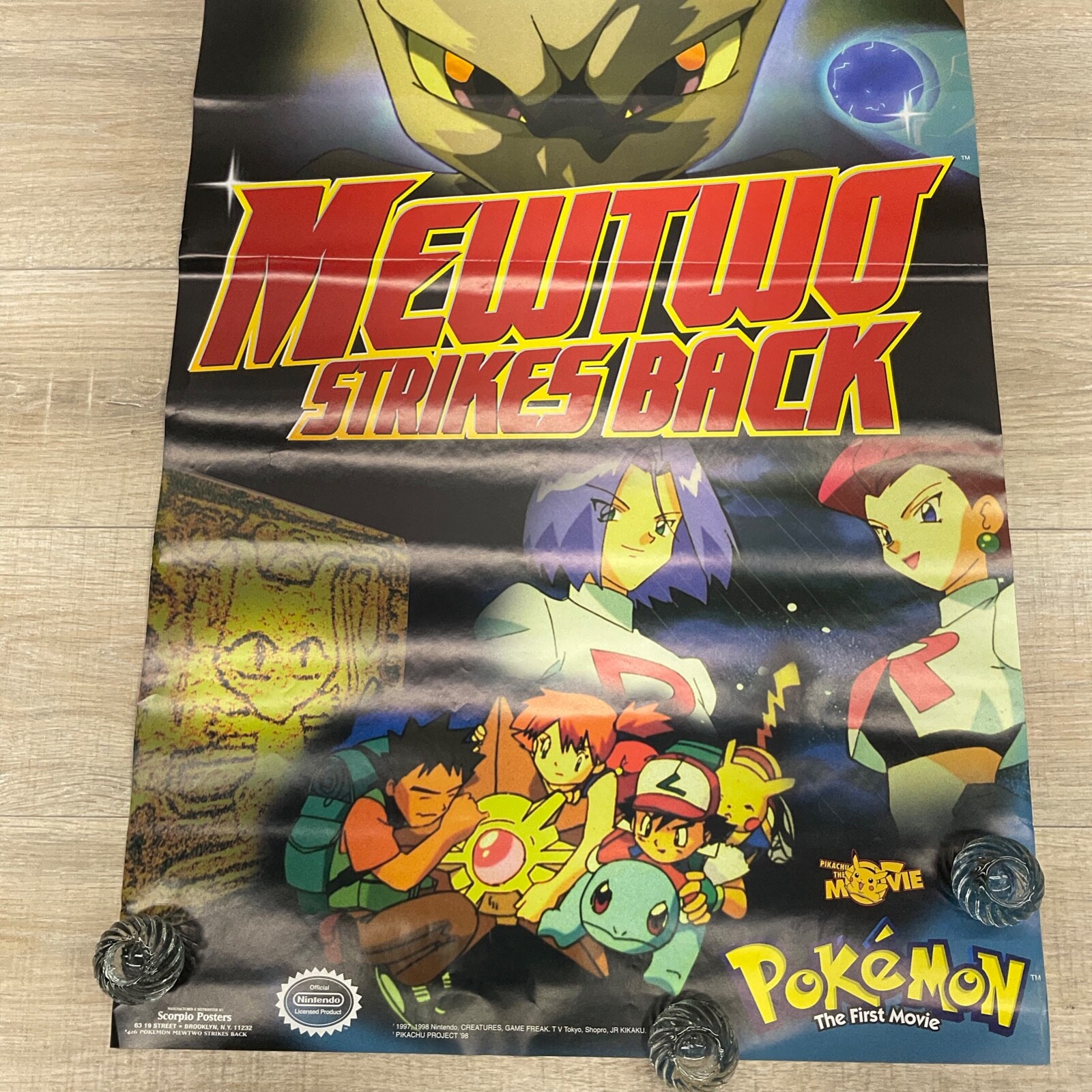 Pokemon Mewtwo Strikes Back Poster