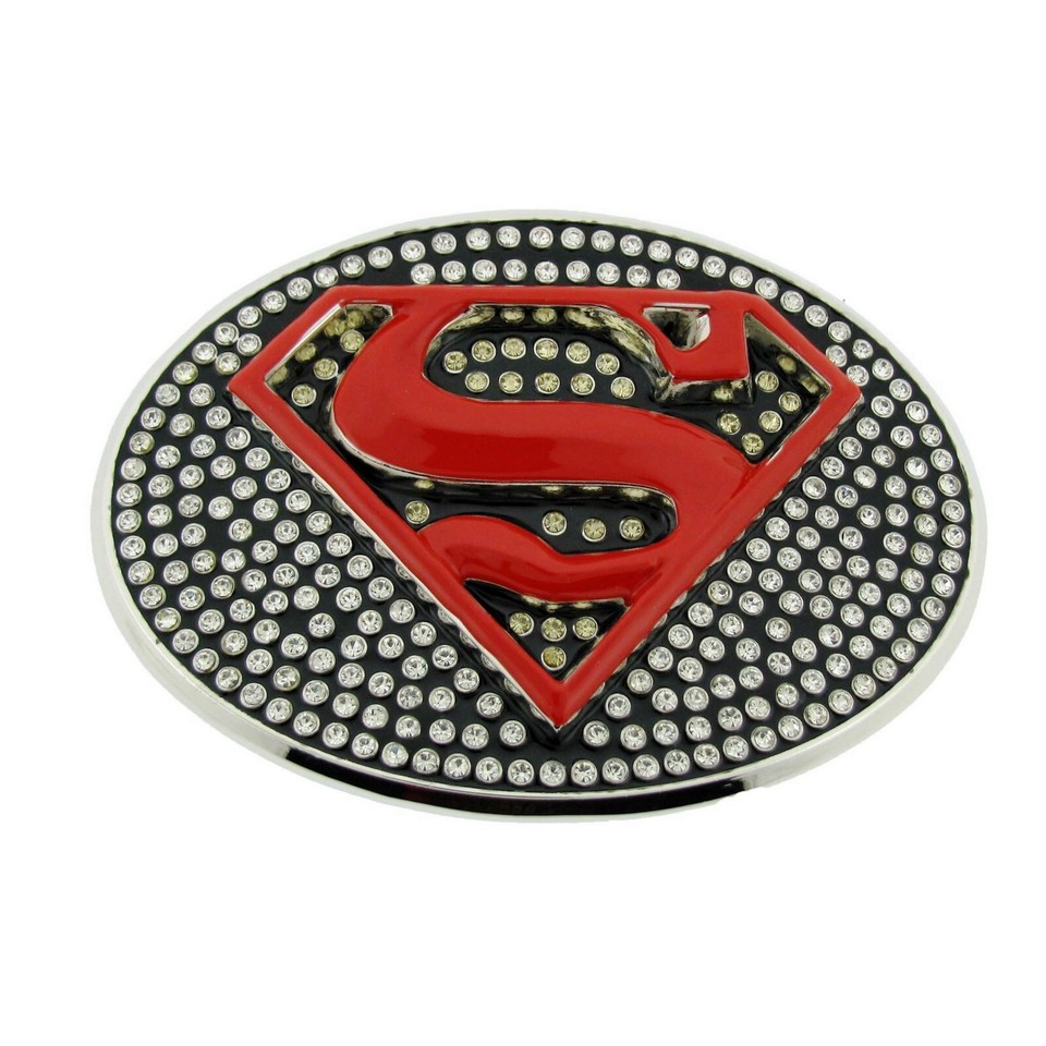 Superman Belt Buckle Halloween Cosplay Party Costume Men Women Comics ...