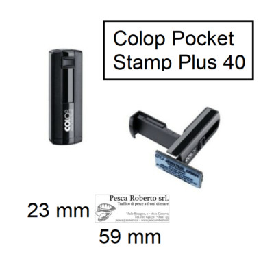 Large Pocket Stamp - Colop Pocket Stamp Plus 40 - Custom Stamp ...