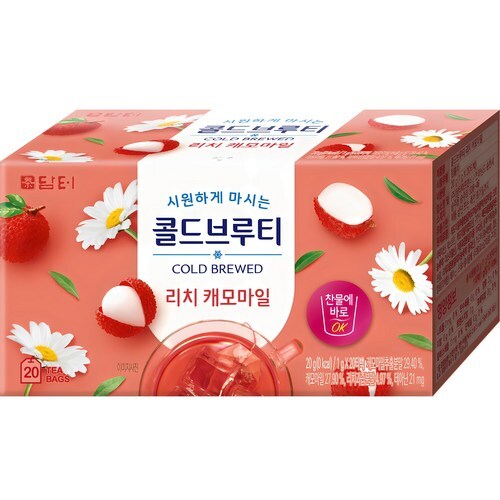 Damteo Cold Brew Lychee Chamomile Tea, 20g (1g x 20 tea bags), 1EA | eBay