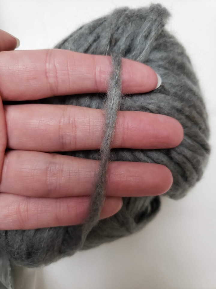 4 Balls Of Premier Sofie Yarn In Steel! Gray! Soft & Plush! #5 Weight ...