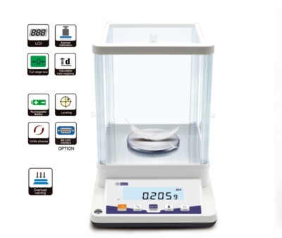 High Precision Digital Electronic Balance Scale Analytical Balances Lab ...