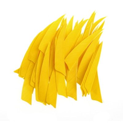 50Pcs 4 inch Archery Fletches Feathers Arrow Feather Fletching 5 Colors ...