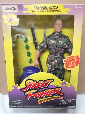 GI JOE COLONEL GUILE SPECIAL FORCES COMMANDER STREET FIGHTER 1993 G156 ...