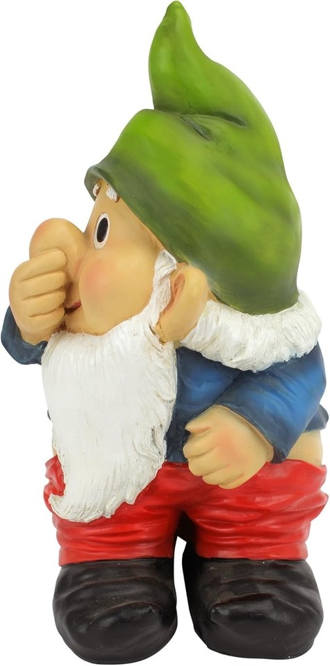 Garden Gnome Statue Stinky The Garden Gnome Naughty Gnomes Mooning ...