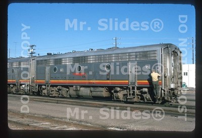 Original Slide ATSF Santa Fe Uncoupled Passenger F7B 30A San Deigo CA ...
