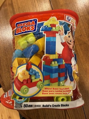 Mega Bloks 78 Piece Build'n Create Set #8468 Plastic Building Blocks | eBay