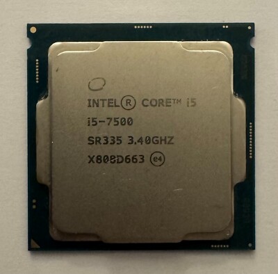 Intel Core i5-7500 3.40GHz Socket LGA1151 CPU Processor | eBay