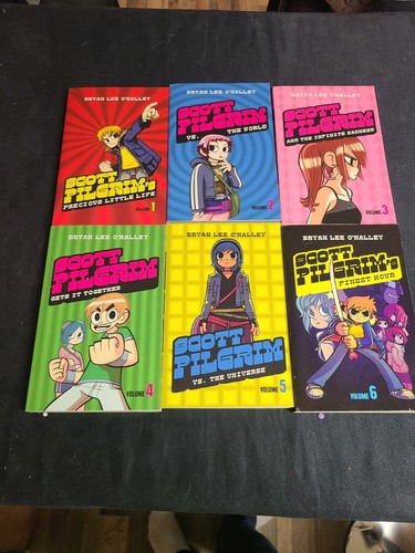 SCOTT PILGRIM VOL. 1-6 COMPLETE SERIES ORIGINAL MANGA SIZE | eBay