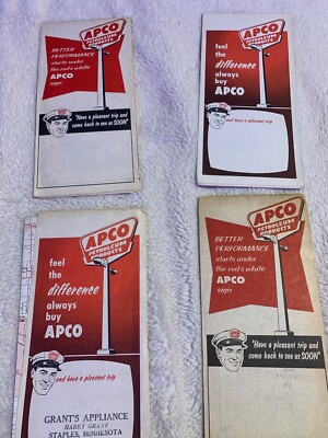 Vtg APCO MAPS *North Dakota & South Dakota* * Colorado Nevada-Utah ...