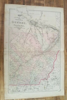 Pre-1900 - Atlas Map Of Canada - 2