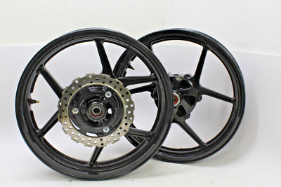 08-12 Ninja 250 Ex250 250r Front and Rear Wheel Rims Straight Set | eBay