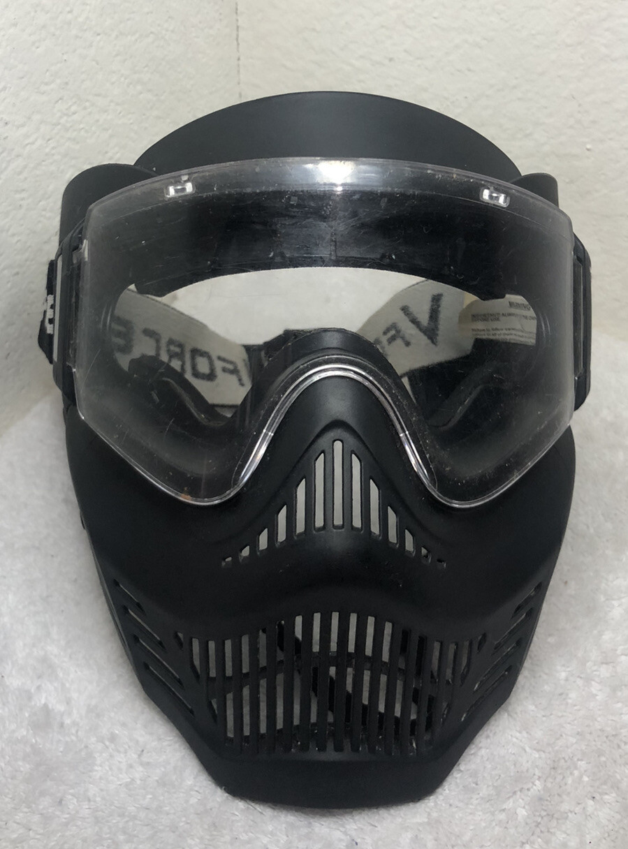 V Force Paintball Mask Visor Black Protective Gear Goggles VForce | eBay