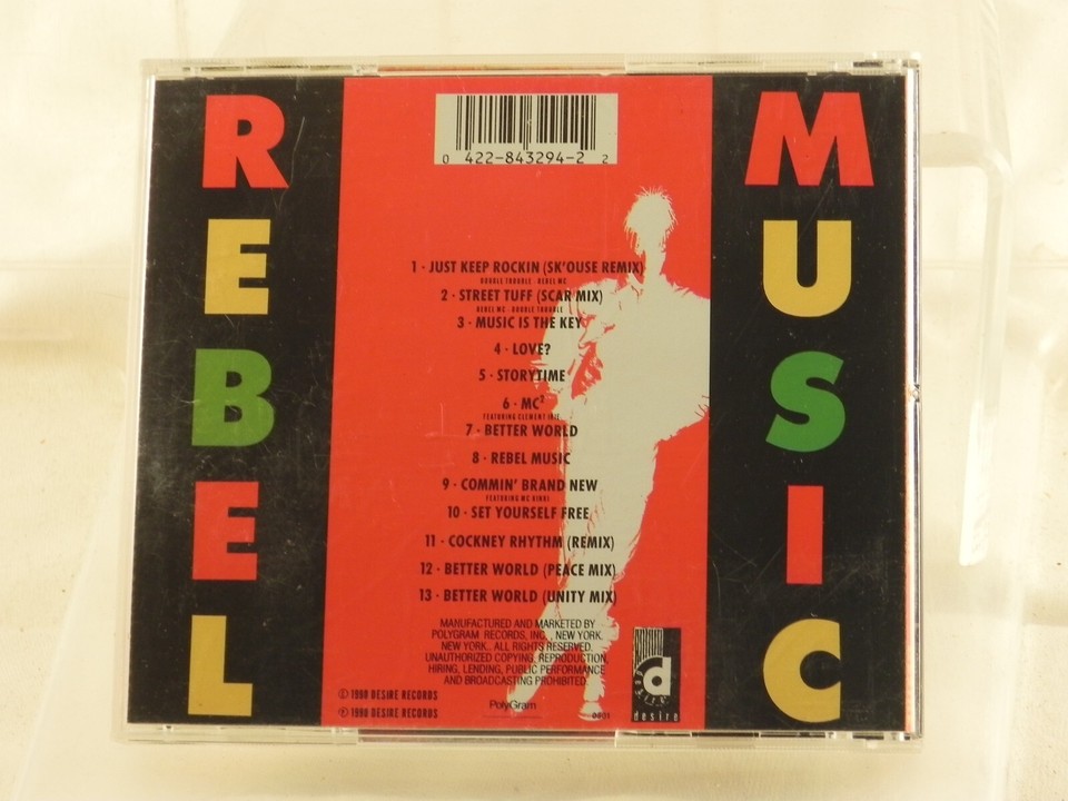 Rebel Music - Rebel MC - CD, 1990 Barcode Drilled CD 42284329422| eBay