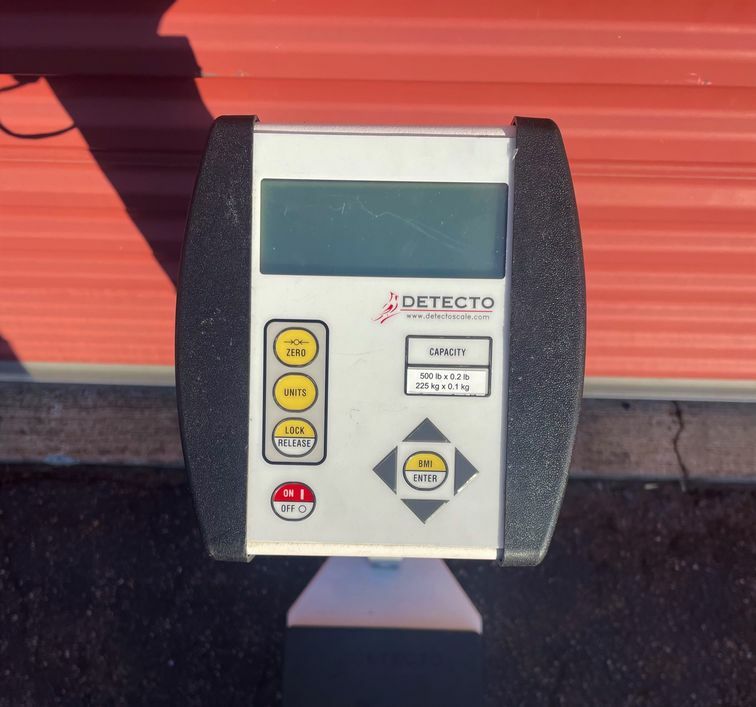 Detecto Standing Digital Medical Hospital Scale Model 750 *Premier Used ...