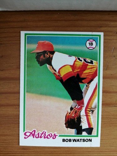 BOB WATSON 1978 Topps #330 FREE SHIPPING B8R4S7P10 | eBay