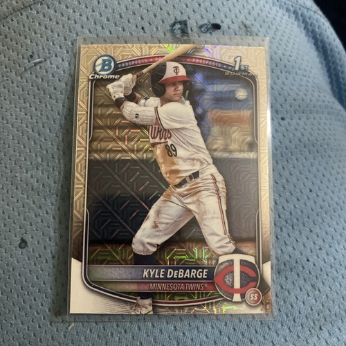 KYLE DEBARGE 1st Chrome Prospect Mojo Refractor 2025 Bowman Mega Box # ...