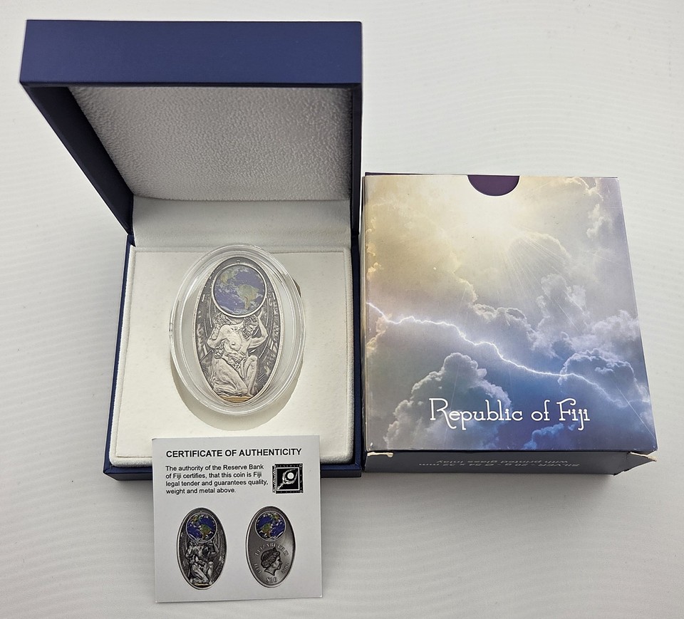 2012 Fiji $10 Apocalypse Silver Coin with Glass Inlay | eBay