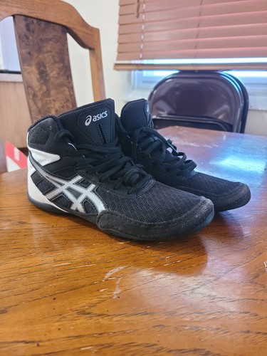 Asics Youth Matflex 6 1084A007 Wrestling Shoes White Black Silver Size ...