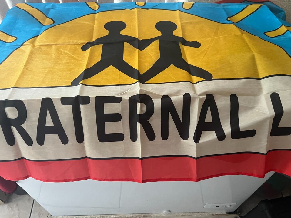 NEW Bam Geek Box Simpsons "To Fraternal Love" Flag Prop Banner BART ...
