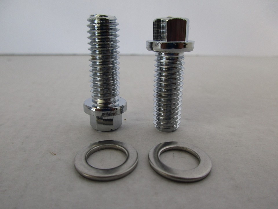 Small Block Chevy 6pt Intake Manifold Bolt Kit Chrome 283 327 350 383 ...