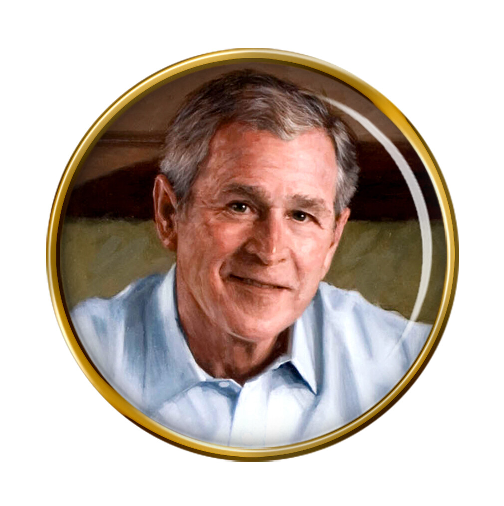 Pin De George W. Bush Sold At Auction: President George W. Bush Action
