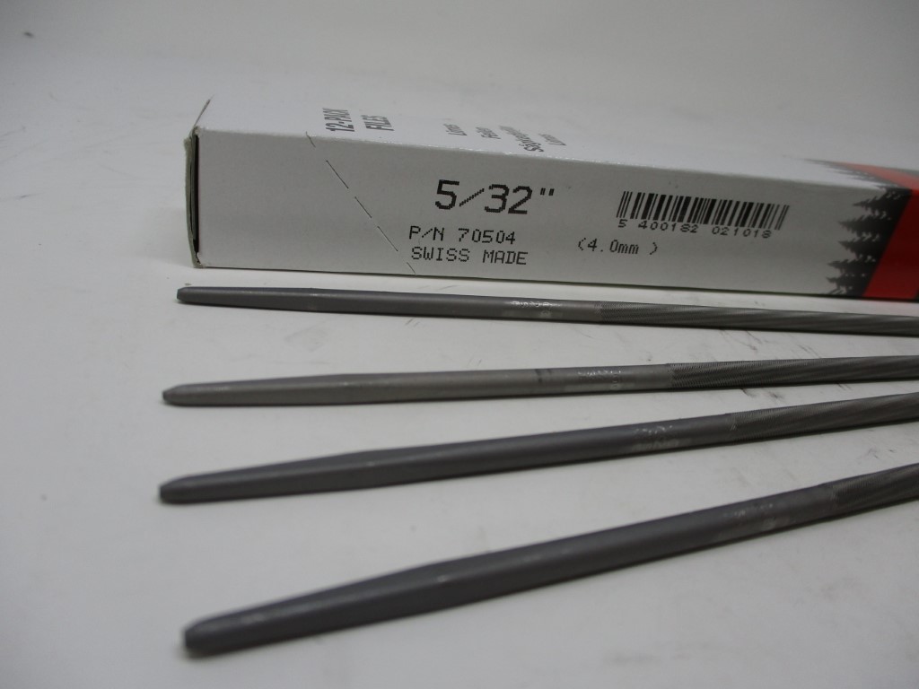 4 Oregon 70504 Chainsaw File's 5/32" 4.0mm Chain Saw Sharpen File | eBay