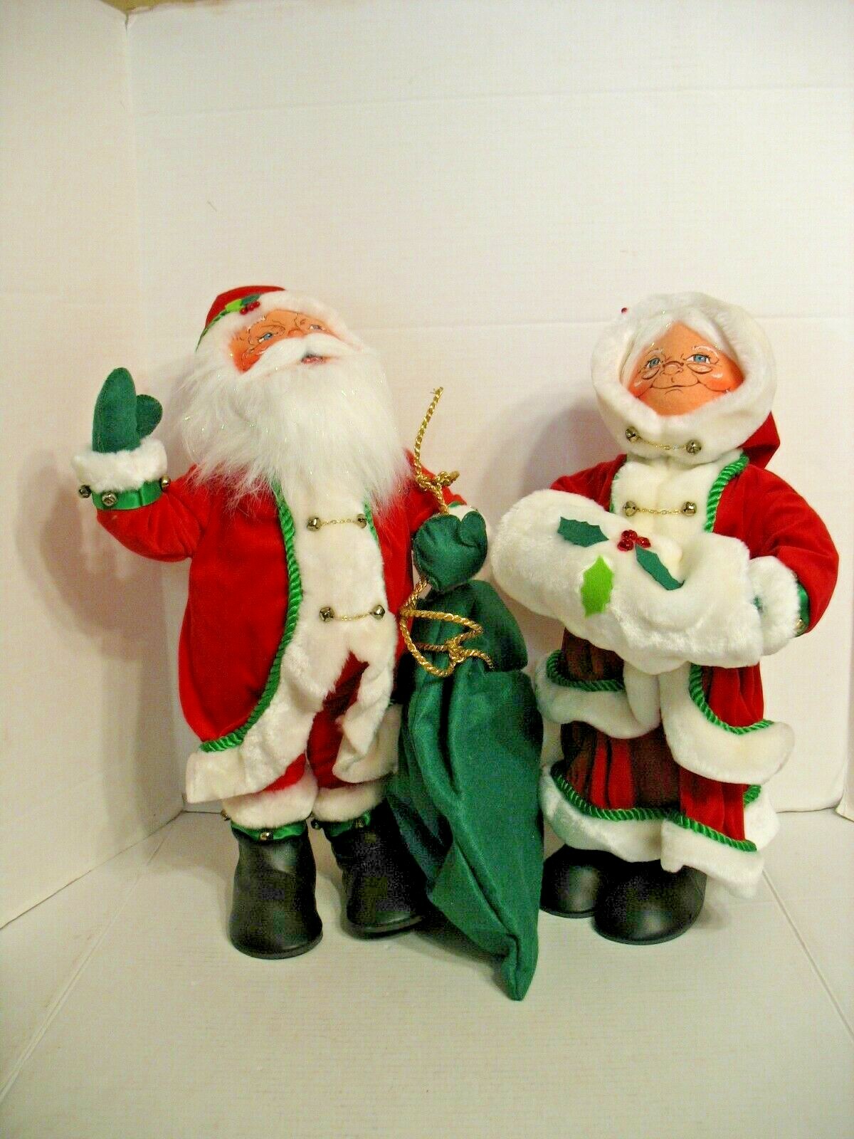 VINTAGE ANNALEE SANTA & MRS. CLAUS 19" CHRISTMAS DOLLS - 2006 | eBay