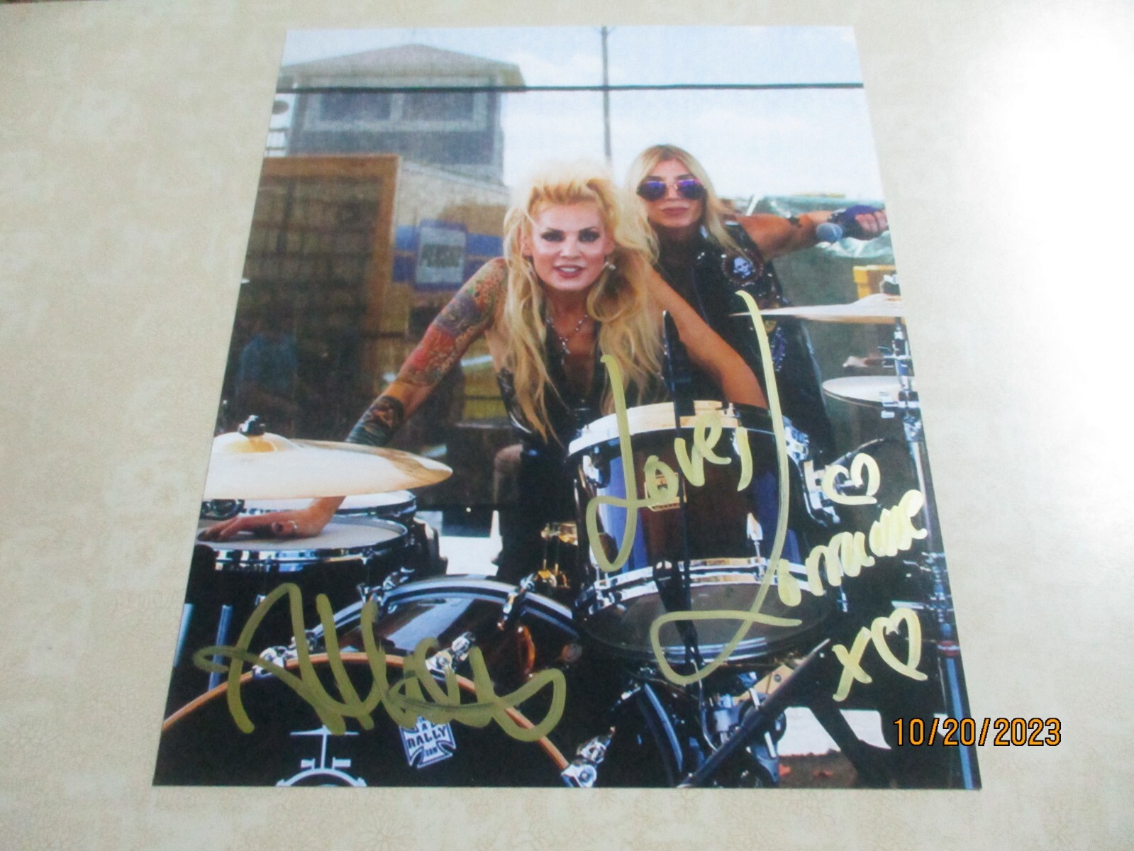 LORRAINE LEWIS ATHENA LEE FEMME FATALE AUTOGRAPHED/SIGNED 8X10 PHOTO ...