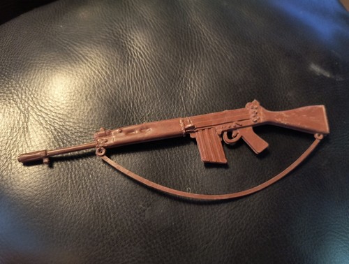 Vintage Brown FN FAL Plastic Toy Rifle 6 1/2 in Long | eBay