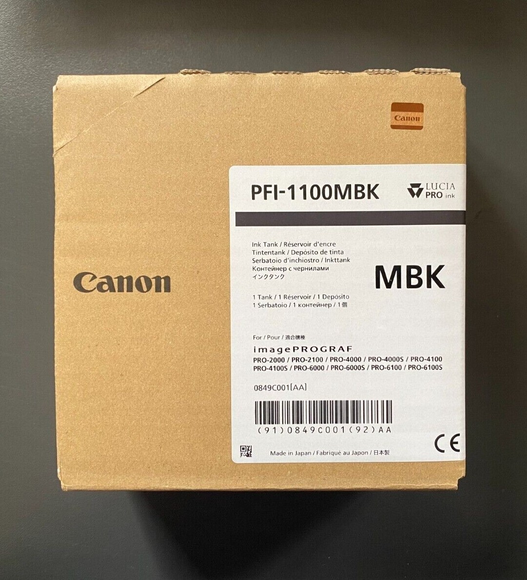 Original+Pfi1100m+Magenta+Ink+Cartridges+for+Canon+Printers for sale ...