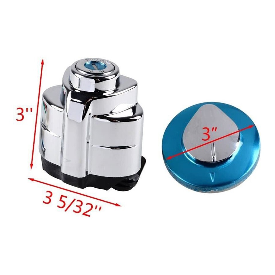 Ignition Switch Fuel Gas Cap Lock Key for Honda Shadow 750 VT750 VLX ...