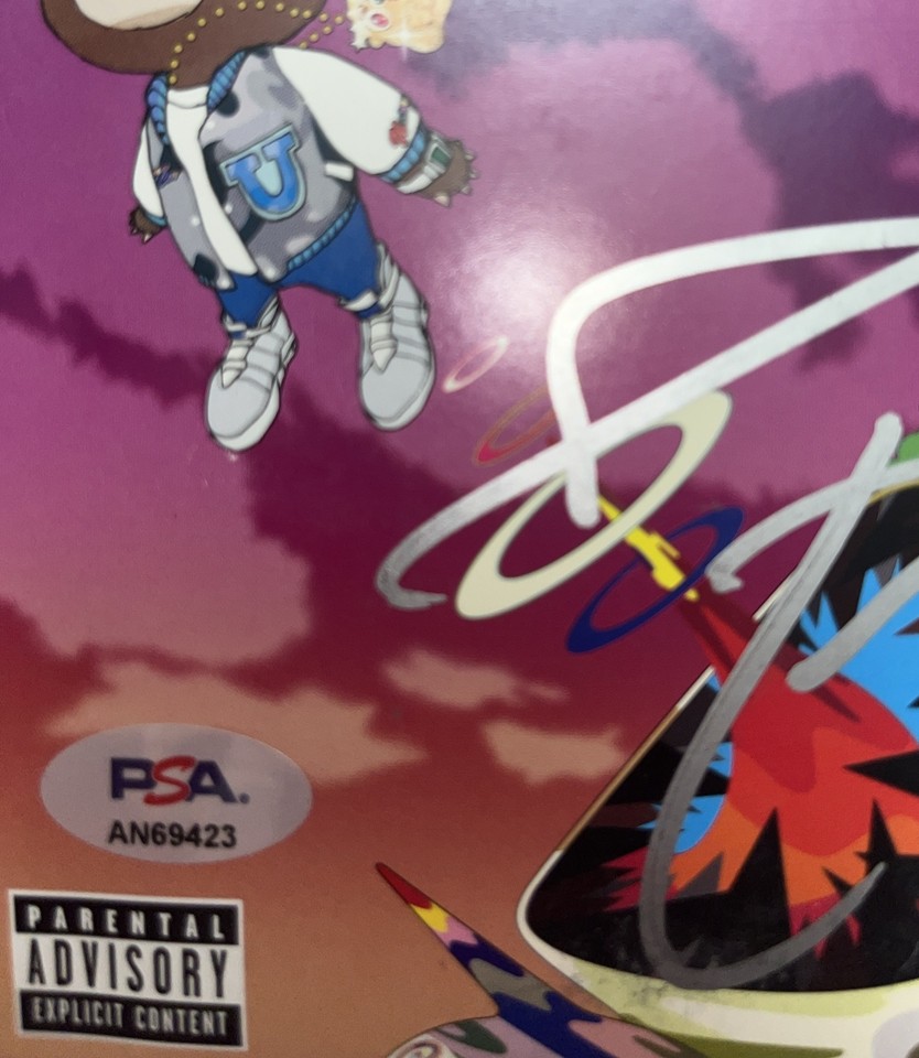 T-PAIN SIGNED AUTOGRAPHED GRADUATION CD VINYL FRAME PSA COA KANYE WEST ...