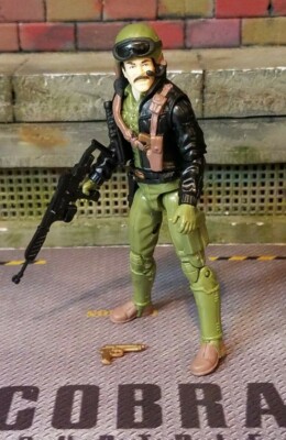 GI JOE ~ 2009 RAMPAGE v3 ~ RHINO DRIVER ~ TIGHT with ORIGINAL GEAR !! R ...