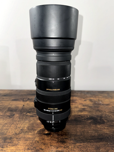 Sigma 120-400mm f/4.5-5.6 APO DG HSM OS Autofocus Lens for Nikon Good ...