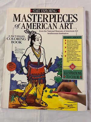 Masterpieces of American Art Coloring Book Smithsonian Museum Alan ...