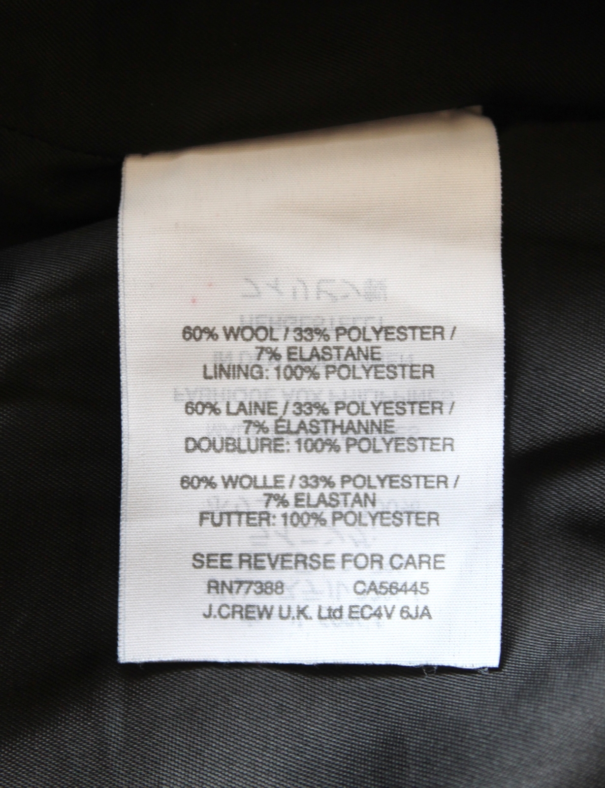 J. CREW Martie Tartan Gray Plaid Holiday Christmas Slim Wool Blend ...