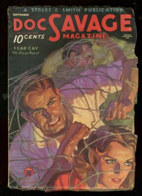 PULP: DOC SAVAGE SEPT 1934-FEAR CAY-GOOD GIRL ART-PULP-WALTER G/VG | eBay
