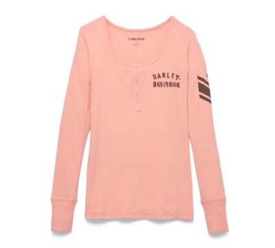 Harley-Davidson Women's Timeless Holdout Henley 96463-22VW | eBay UK