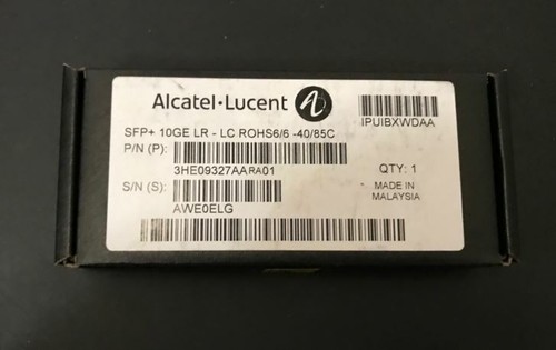 Alcatel Lucent 3HE09327AA SFP-10G-LR 1310nm 10km SMF Industrial Temp ...