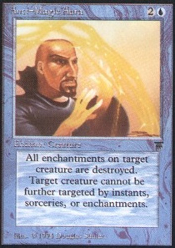 MTG magic cards 1x Anti-Magic Aura Legends Light Play, English | eBay