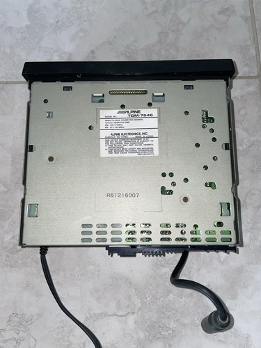 Vintage Alpine TDM-7546 Tape Deck Cassette AM FM Radio | eBay