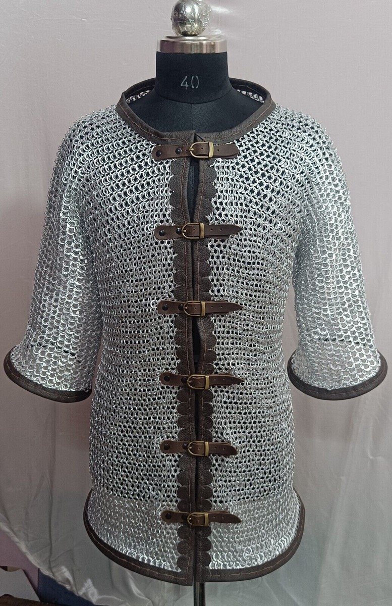 factory store 9MM Stainless Steel Flat Ring Round Riveted Chainmail ...