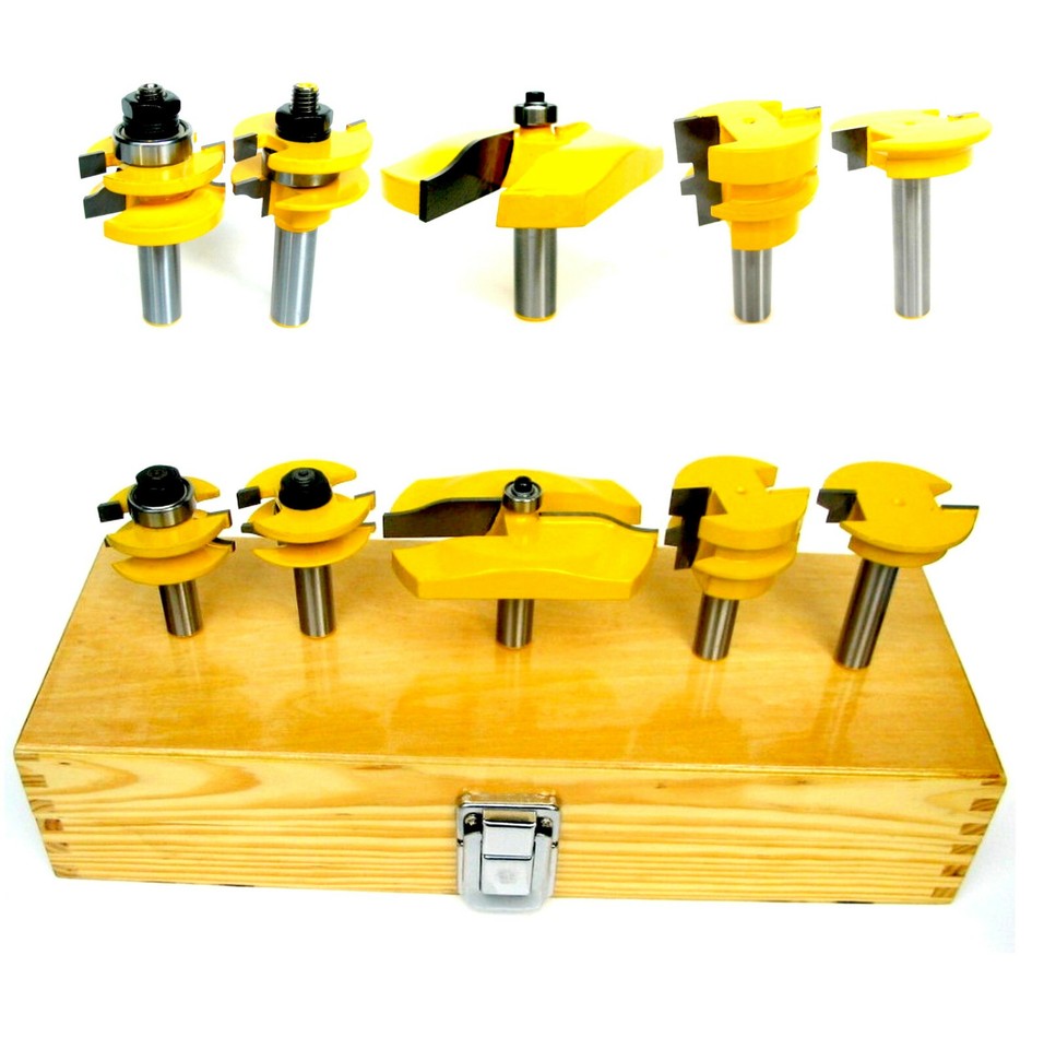 5 pc 3-1/2" Ogee Raised Panel & Ogee R&S Router Bit Set sct-888 | eBay