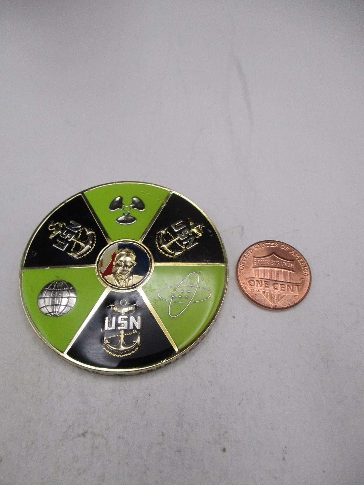 US Navy USS John C. Stennis CVN-74 Reactor CPO Glow in Dark Challenge ...