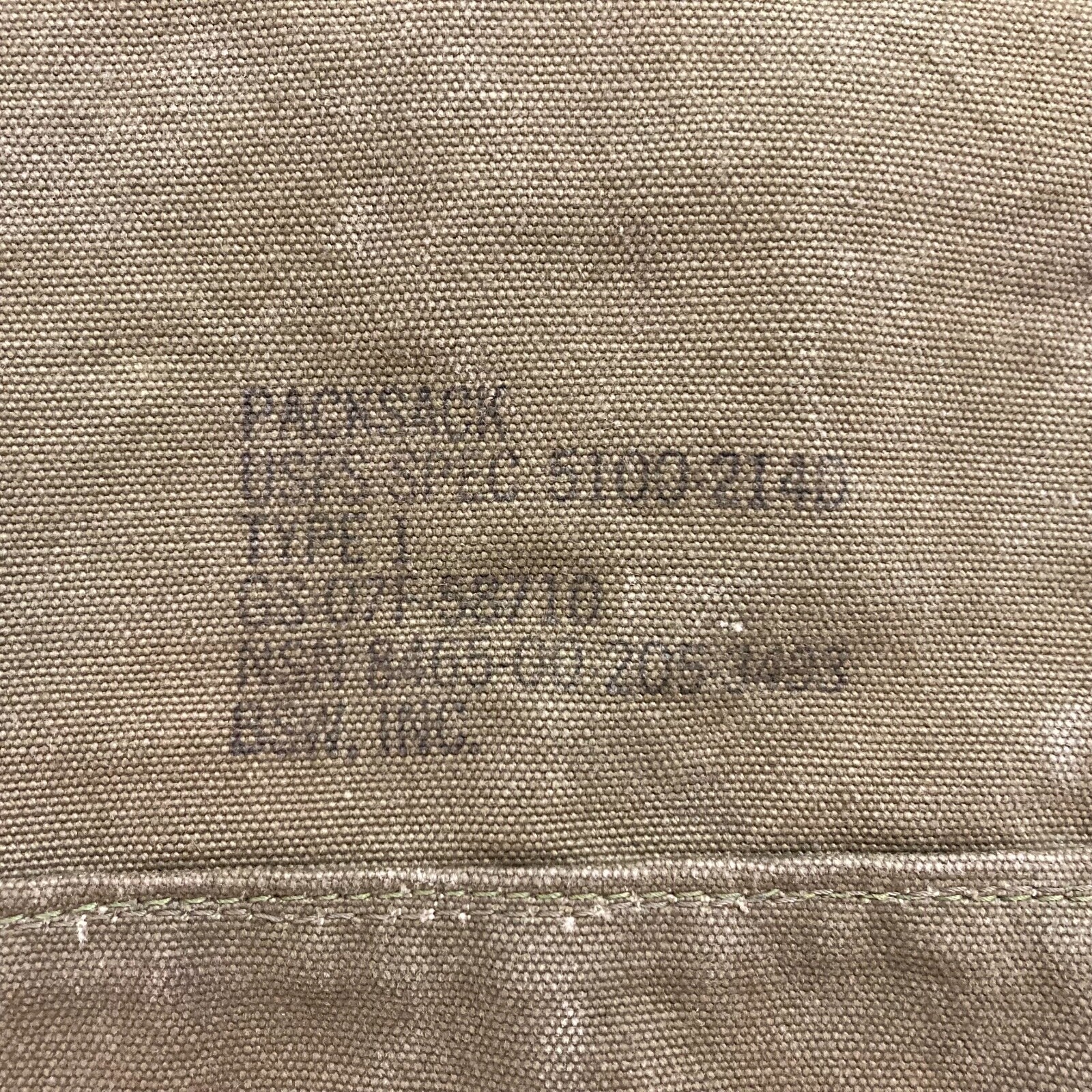 USFS FSS Green Canvas Back Pack Bag Packsack Worn Vintage | eBay