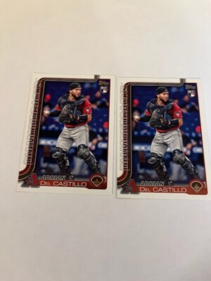 2025 Topps Series 1 Adrian Del Castillo RC #226 Diamondbacks "2-card ...