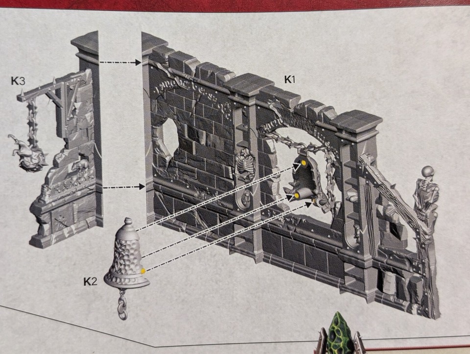 Skaven Desecrated Sigmarite Skaventide Terrain, Range Ruler AOS, GW | eBay