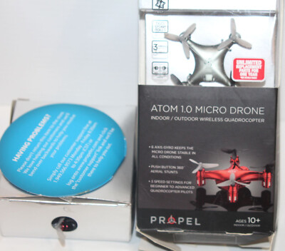 Atom 1.0 Micro Drone Wireless Quadrocopter by Propel w/ Controller ...