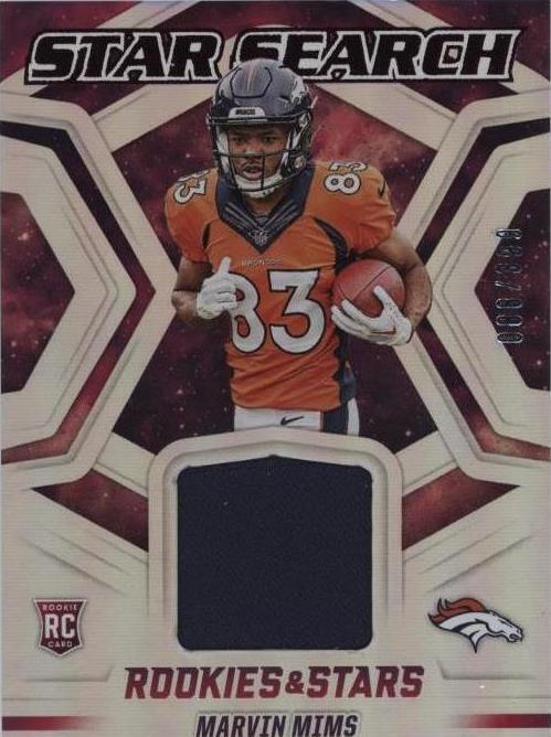 2023 Panini Rookies & Stars - Star Search Marvin Mims #SS-MM Longevity ...